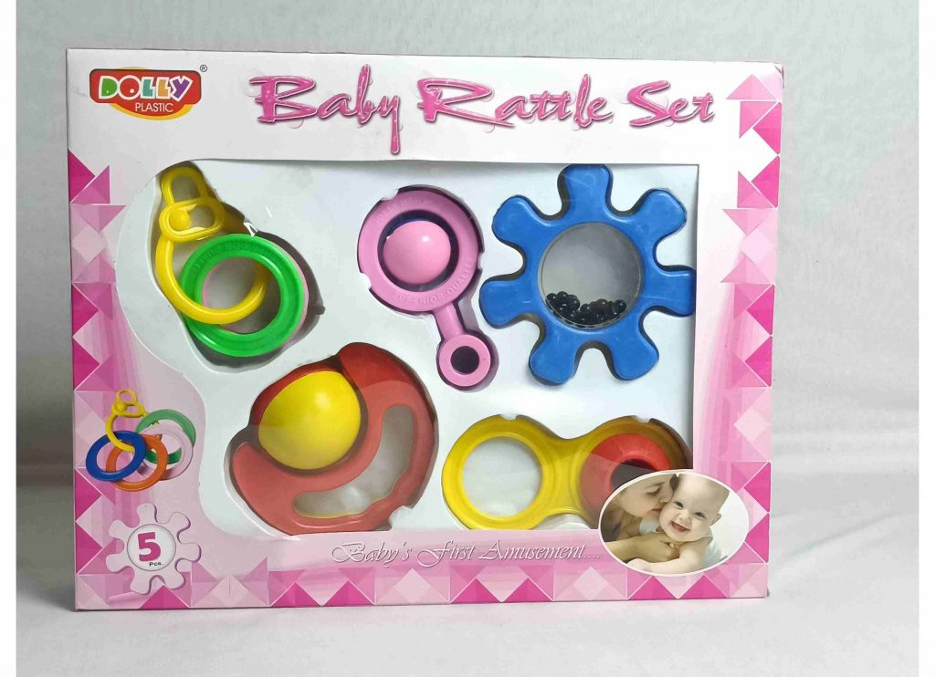 baby rattle set (5 pcs) – Dolly – Sellet