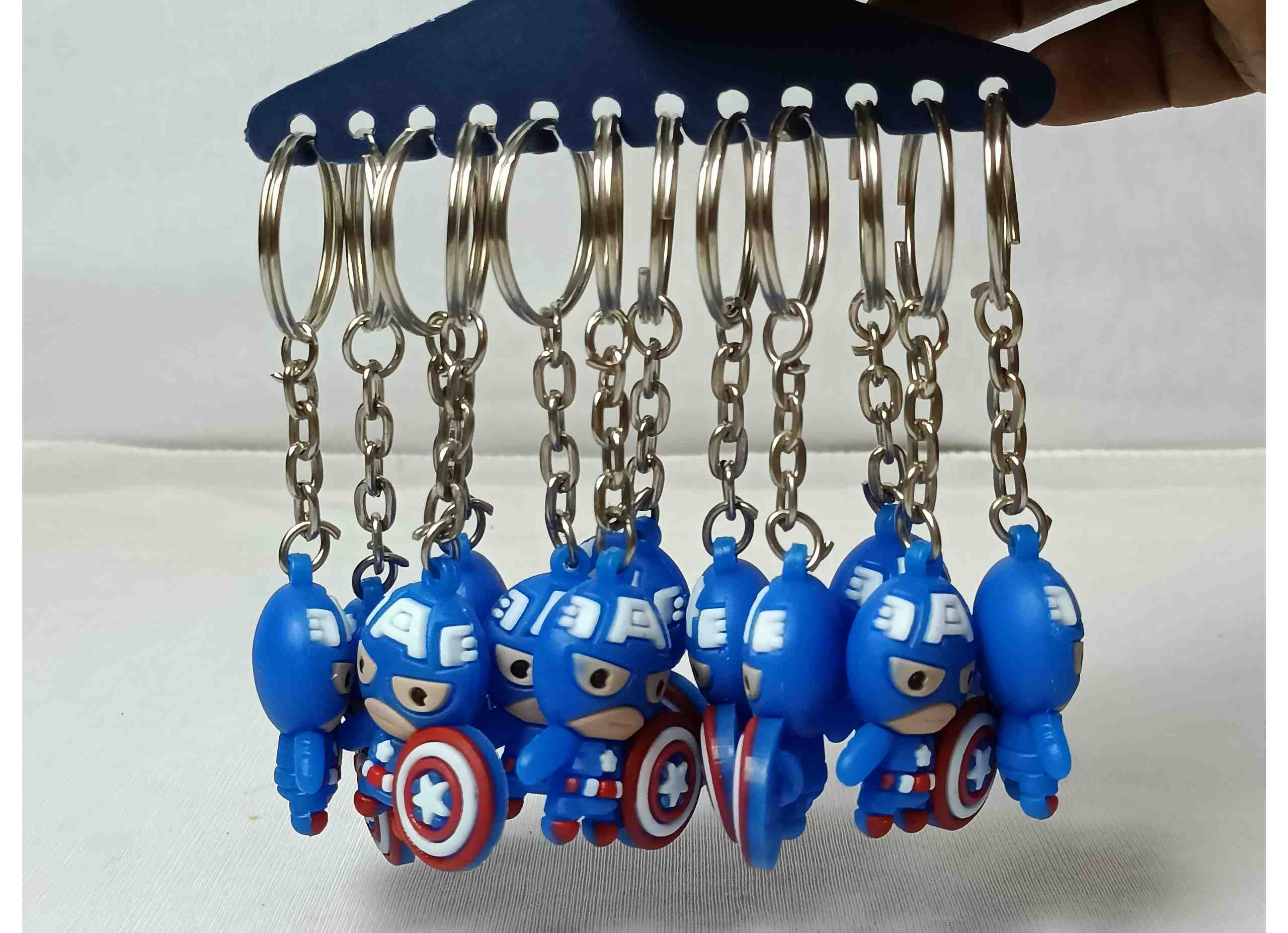 (12Pcs)Captain Superhero Keychain – Sellet
