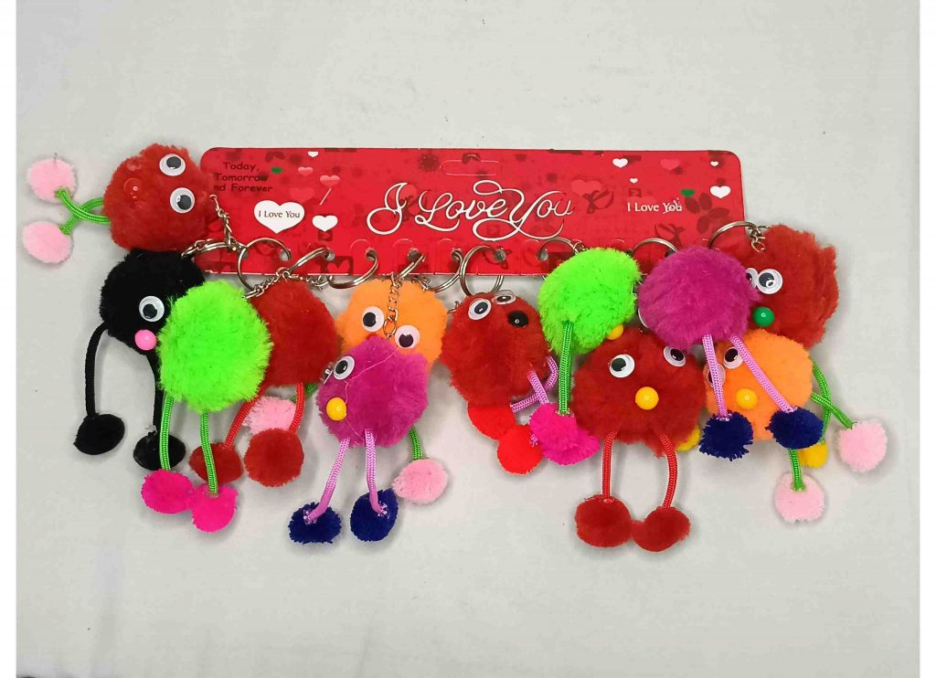 soft toy design key rings in cartoon /joker type character – Sellet
