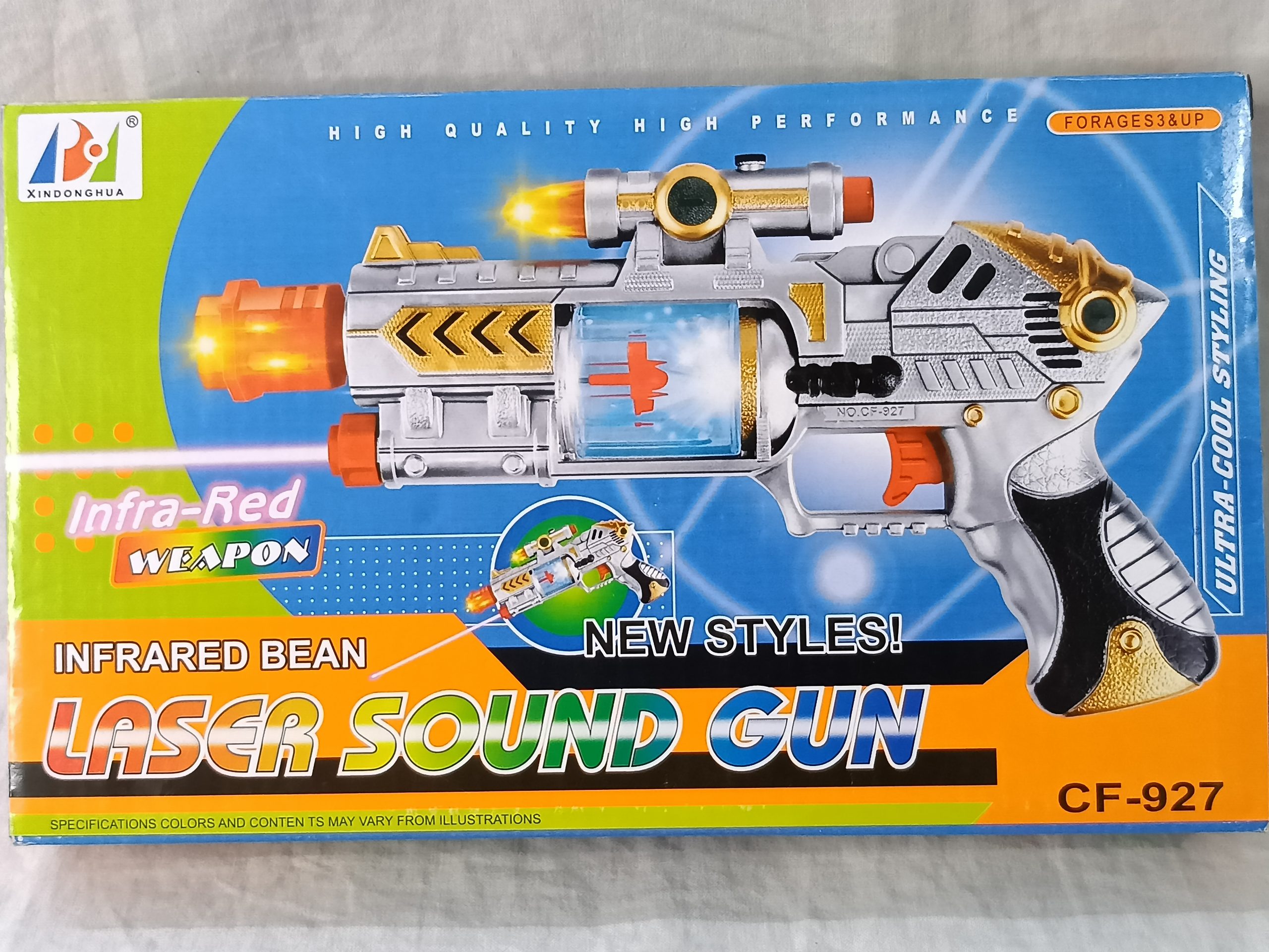 LASER SOUND AND LIGHT GUN CF 927 SELLET LASER SOUND AND LIGHT GUN CF 927 SELLET