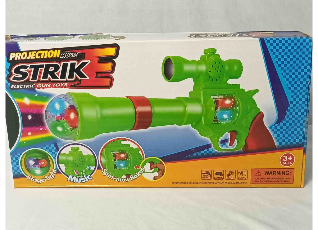 PROJECTOR GUN WITH LIGHTS AND MUSIC – Sellet