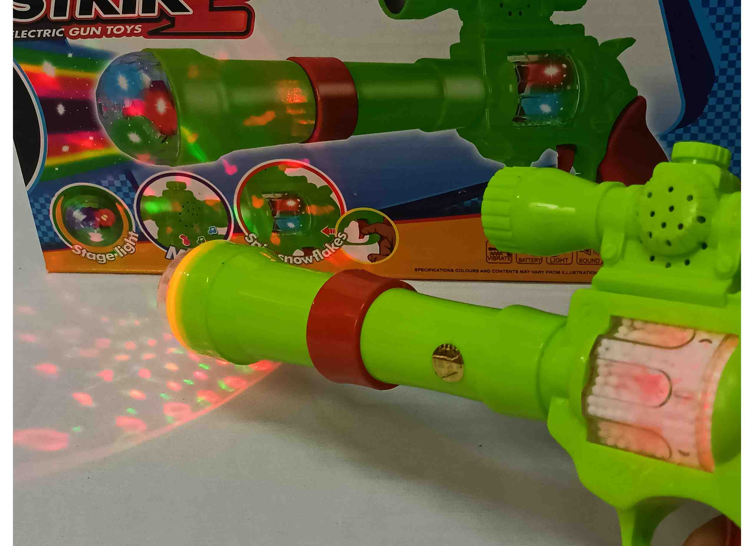 PROJECTOR GUN WITH LIGHTS AND MUSIC – Sellet