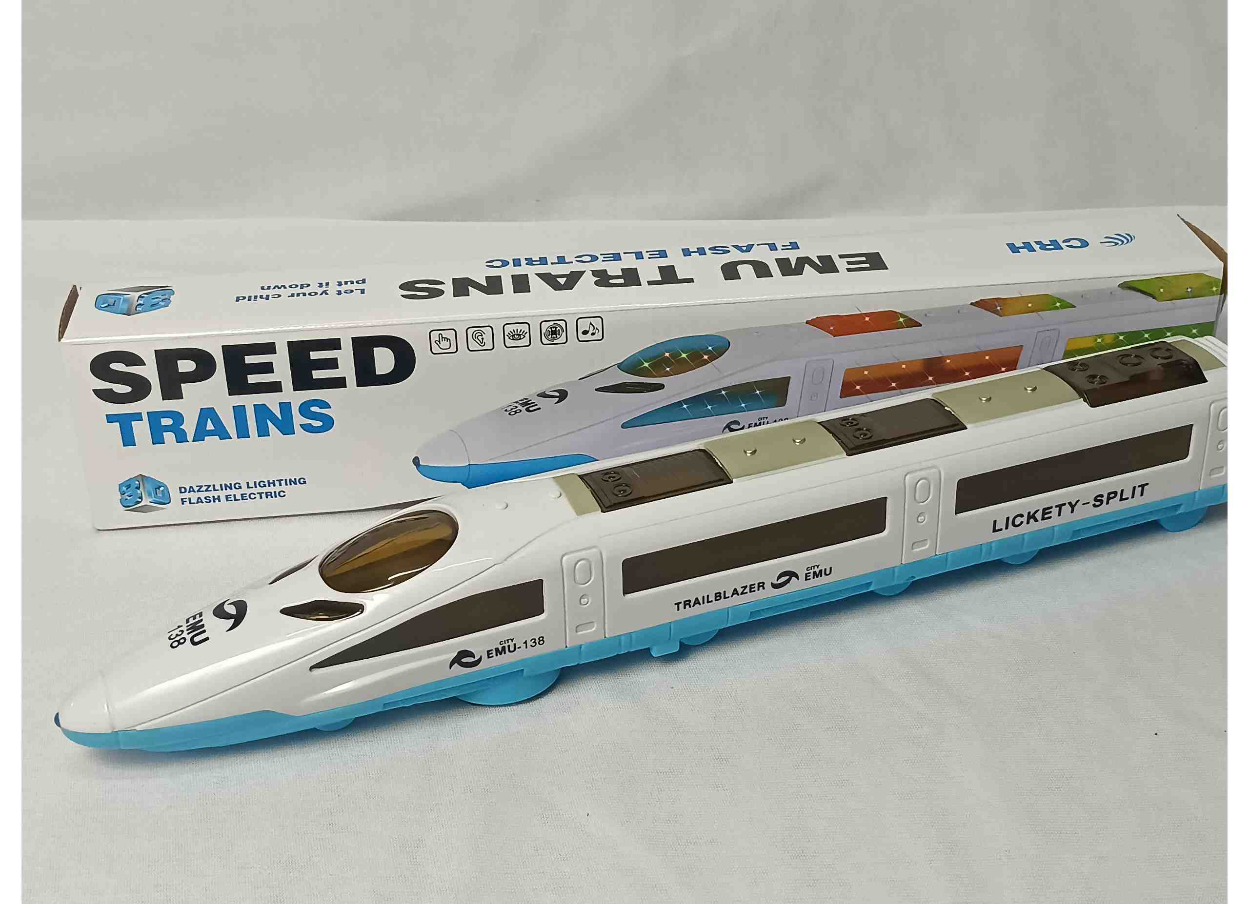 Emu Speed Trains | Happy Kids | Battery Operated Train With 3D Lights ...
