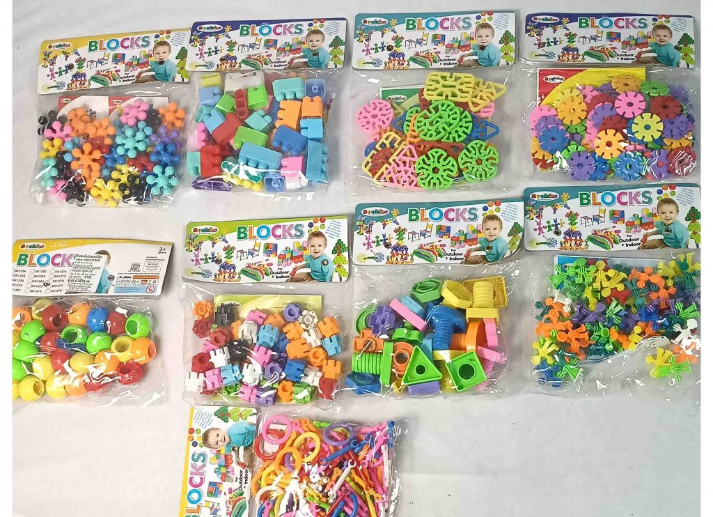 Educational PVC Hexa blocks ISI certified -assorted designs – Sellet