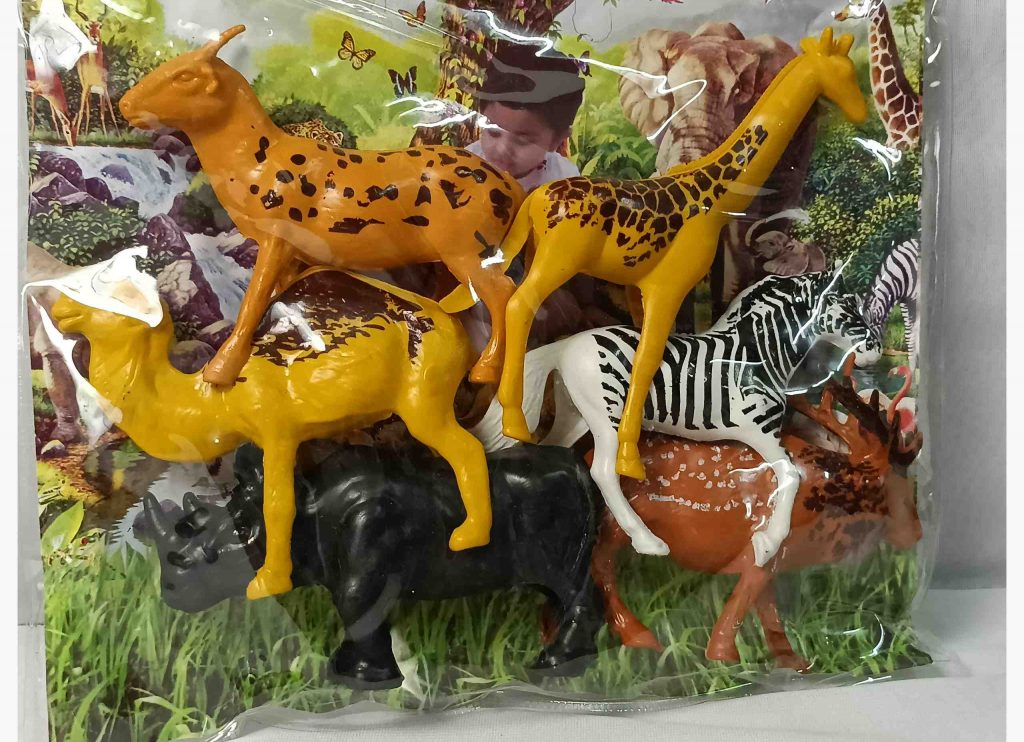 Rubber Wild Animal 6pcs – Sellet
