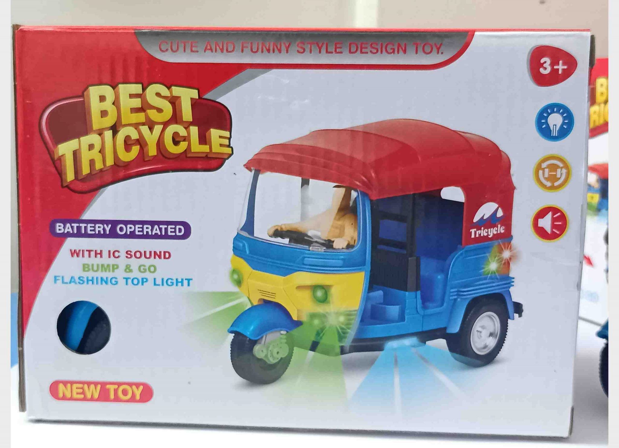 3 wheeler, Auto Rickshaw, battery operated with universal wheel – SELLET