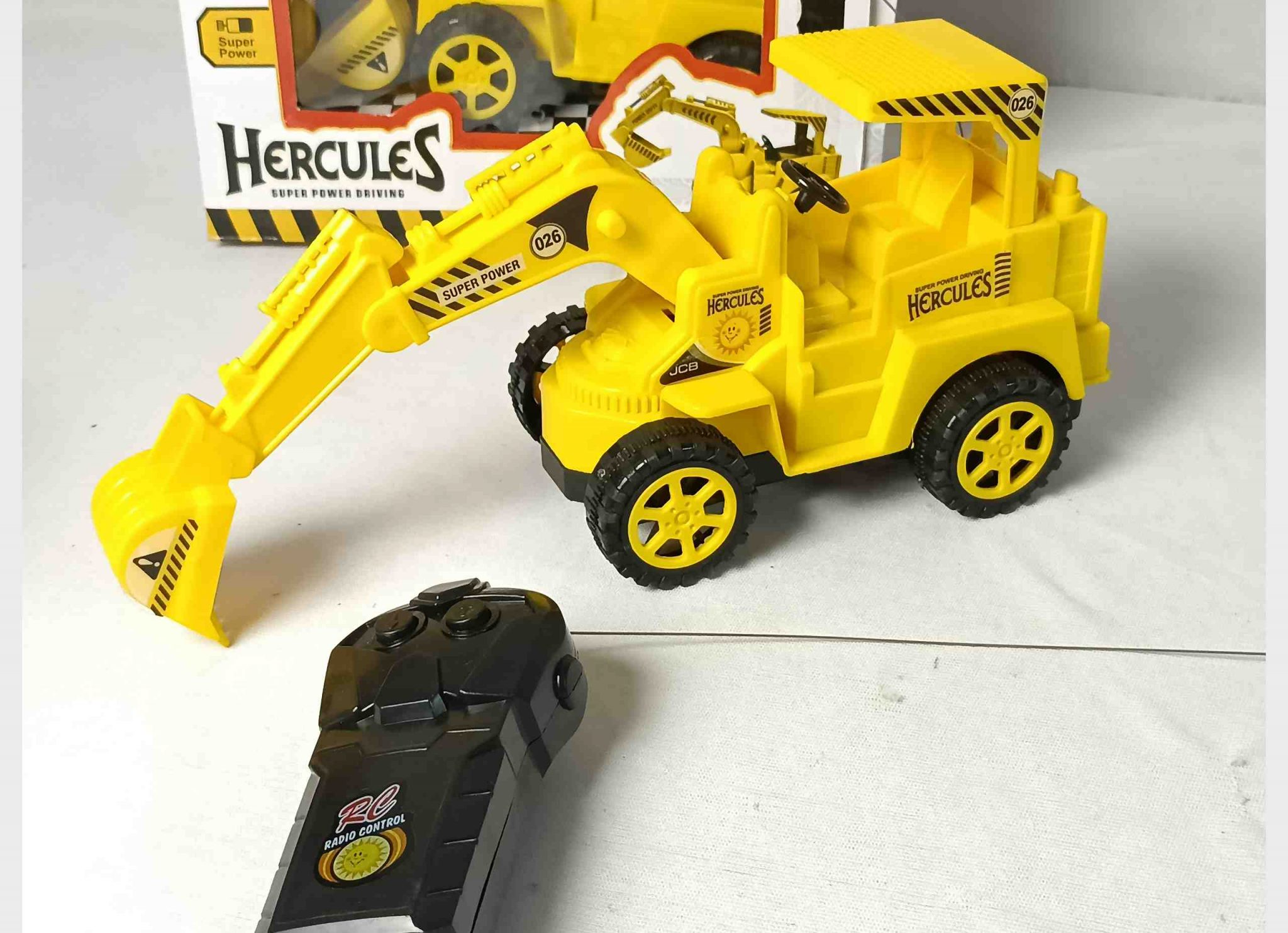 Remote controlled Hercules JCB with 2 way remote – Sellet