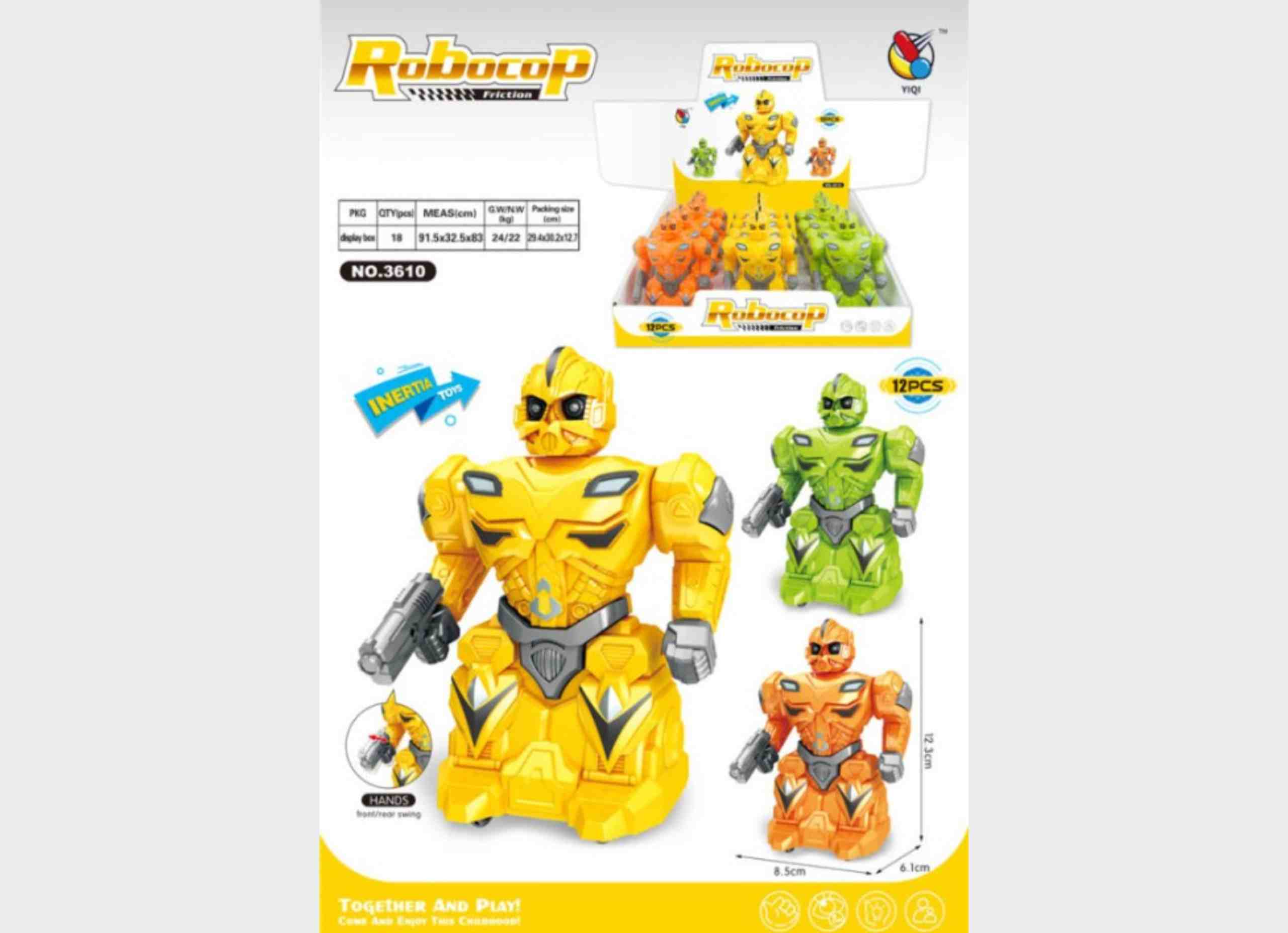 (12 pcs) Friction Robot Premium Quality – SELLET