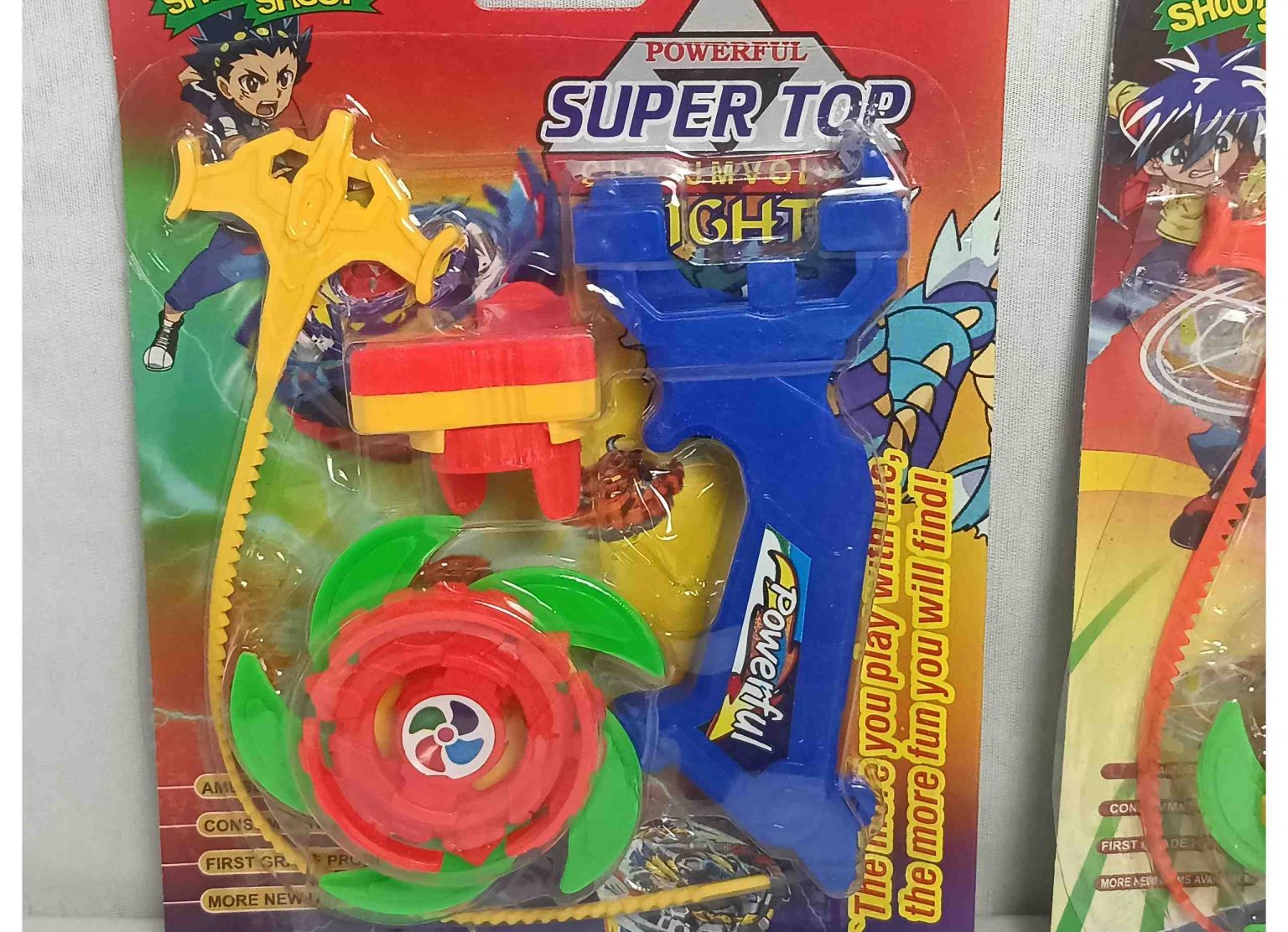 Big Beyblade Launcher Patta Card Blister – Sellet