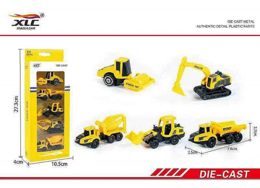 5in1 Die cast JCB Metal Set – Sellet