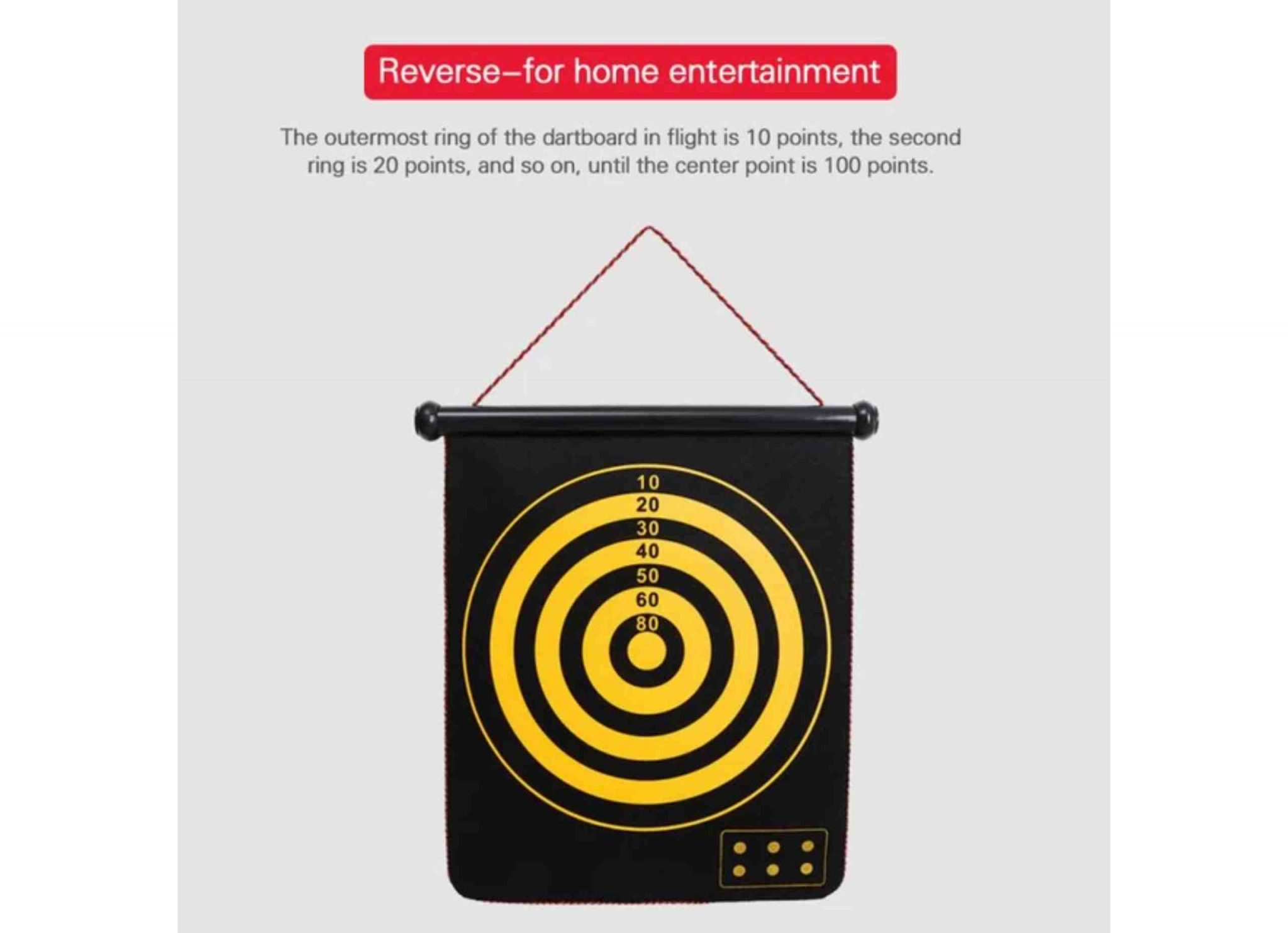 Large 17 inch Dart Game With 4 Darts – Sellet