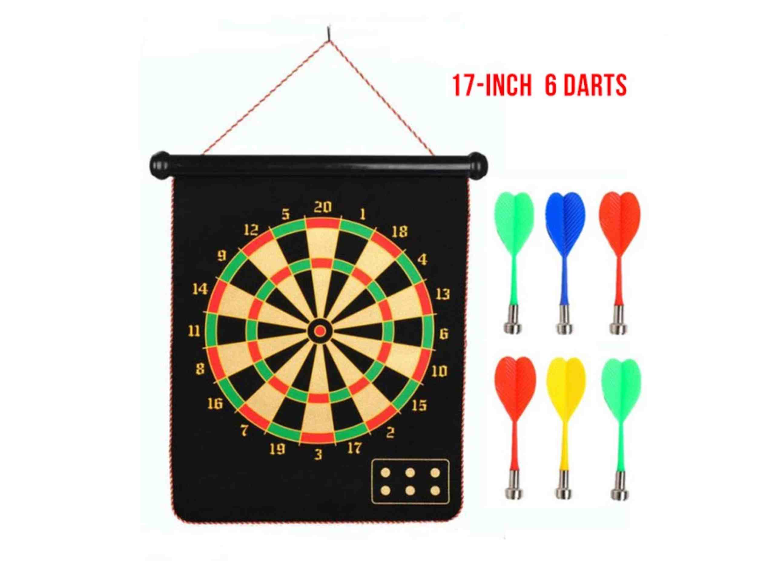 Large 17 inch Dart Game With 4 Darts – Sellet