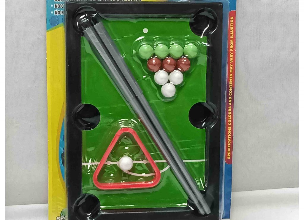 Mini Snooker Game Patta Card Blister – Sellet
