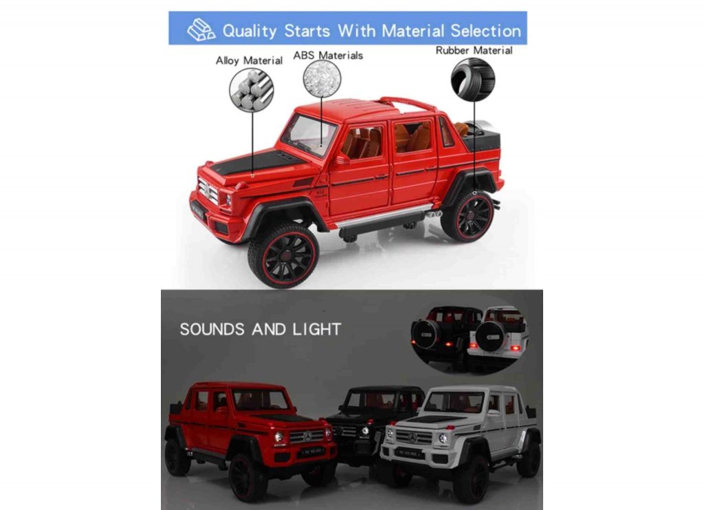 1:22 Scale Metal G-650 AMG Turbo Die Cast Car – Sellet