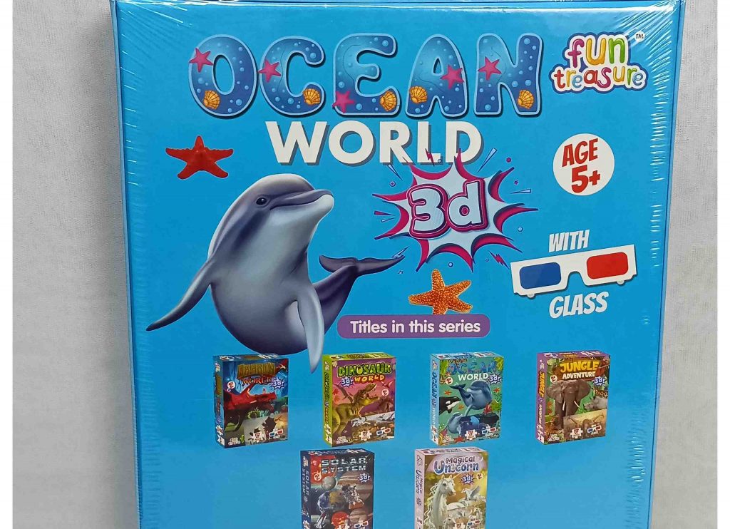 3d Ocean World Puzzle Free 3d glass Inside- Fun Treasure – Sellet