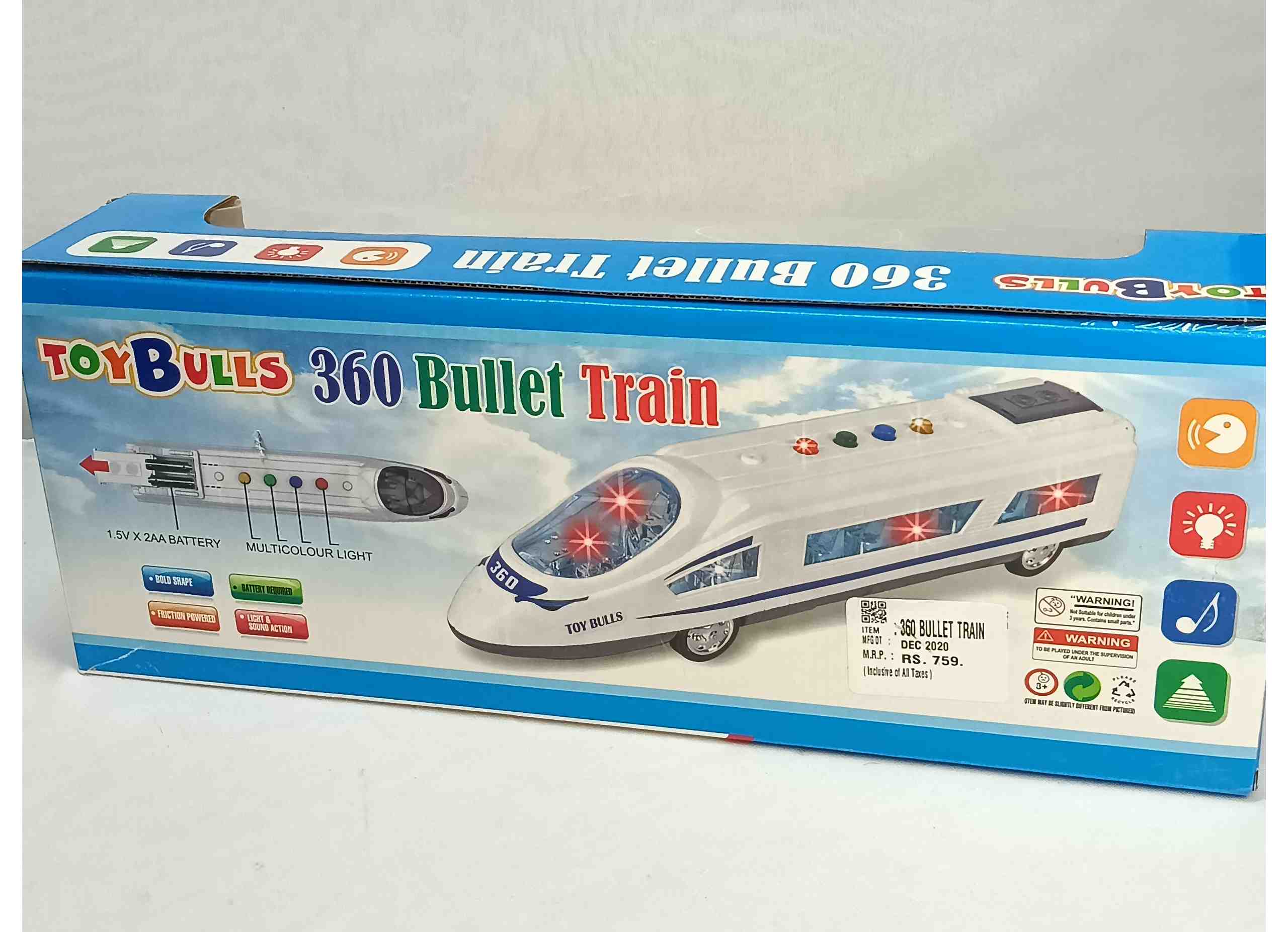 Big Friction 360 Bullet Train Music and Light – Sellet