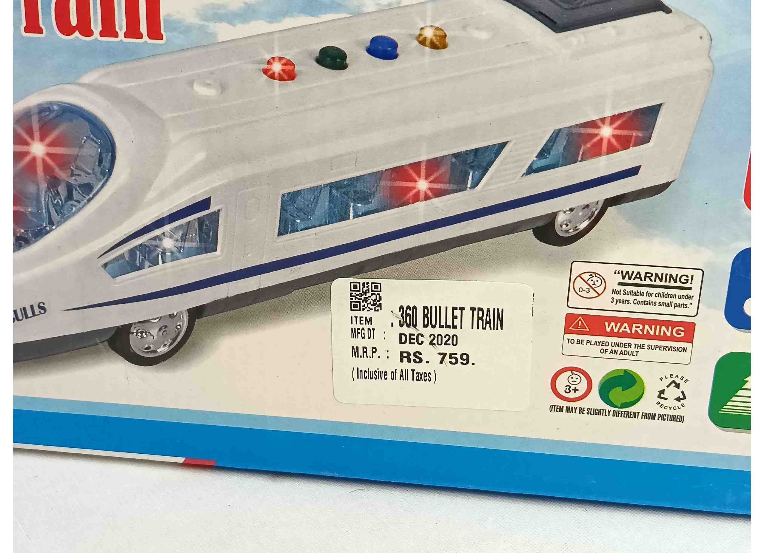 Big Friction 360 Bullet Train Music and Light – Sellet