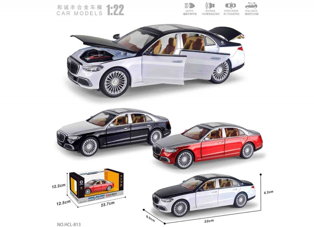 1:22 Scale Metal S Class Turbo Die Cast Car – Sellet