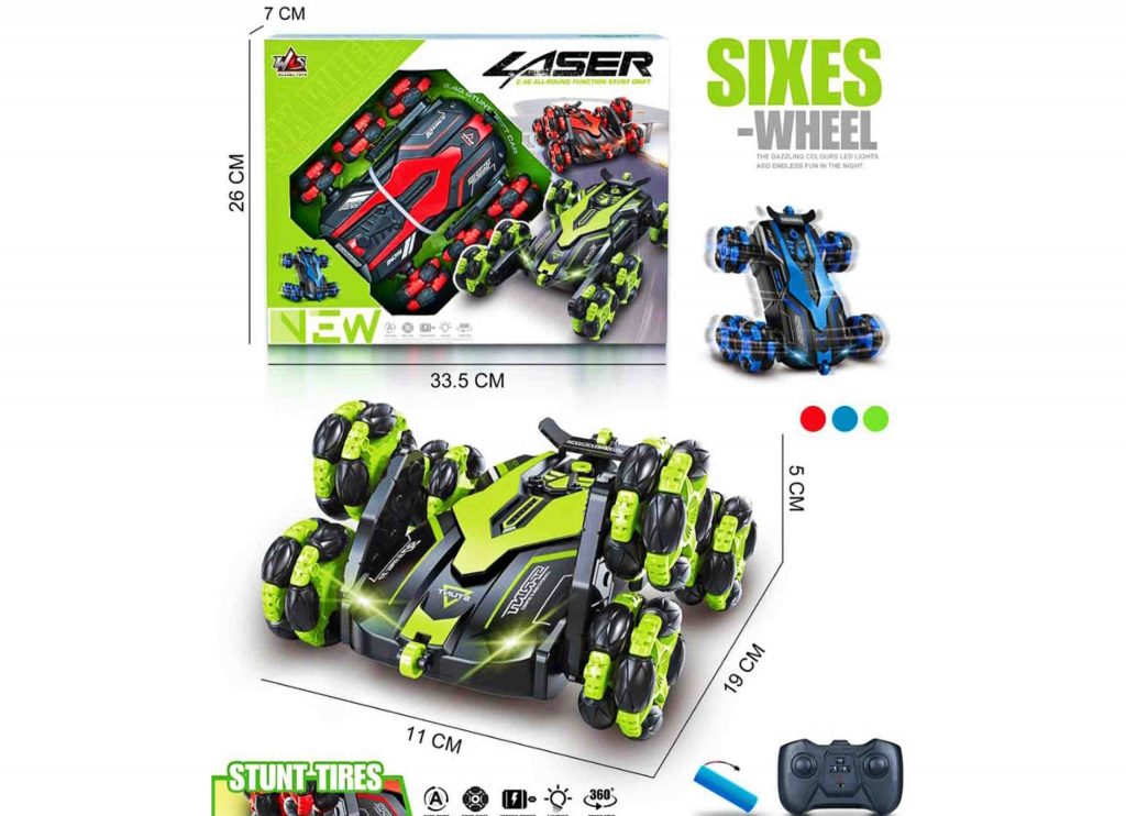 New Laser 6 Wheel Stunt Climber Car – Sellet