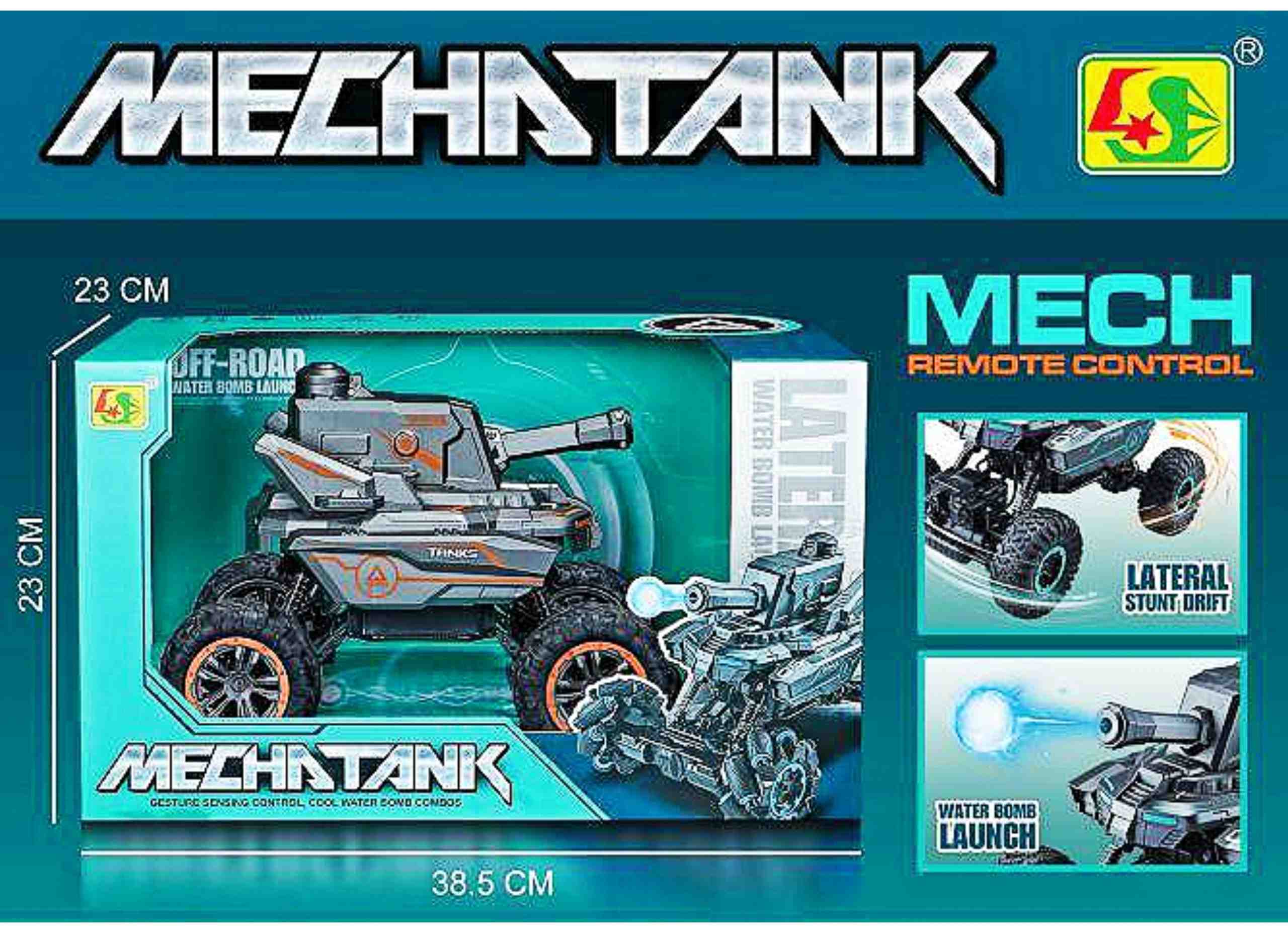 R/c Mechatank with Water Bomb Launcher – Sellet