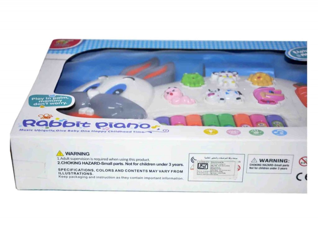 2 in 1 Rabbit Piano With Animal Sounds – Sellet
