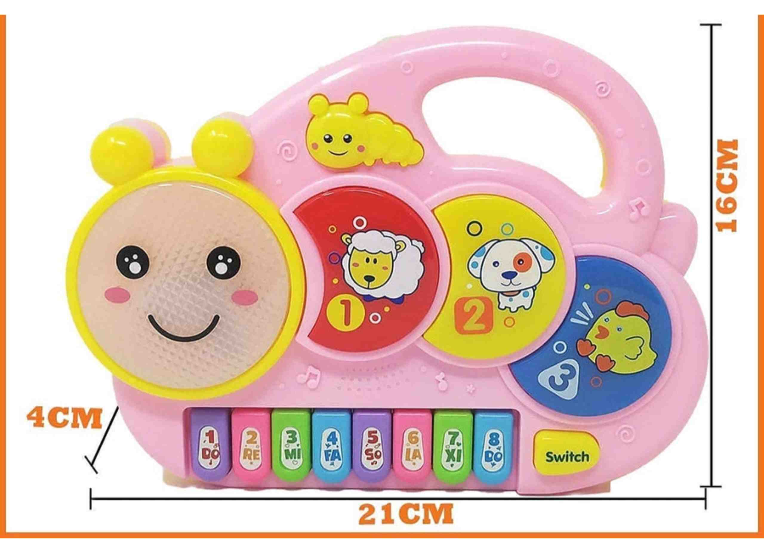 Caterpillar Piano with Animal Sounds – Sellet