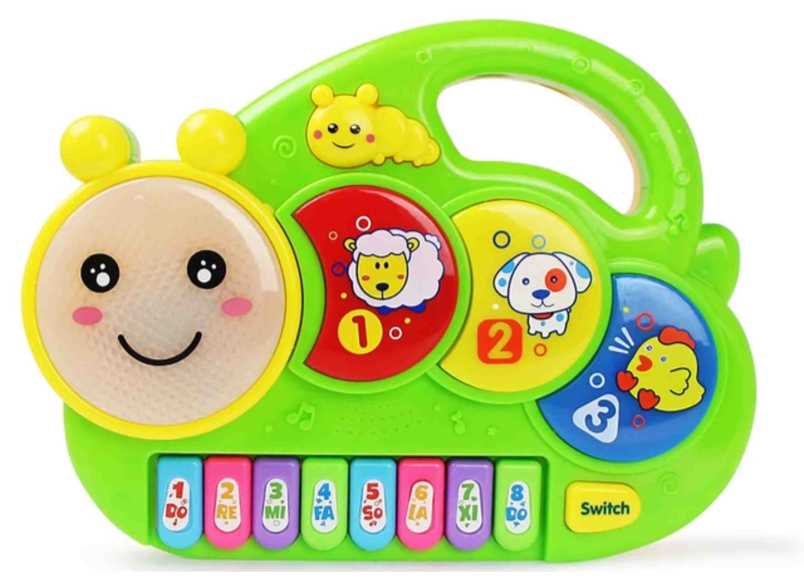 Caterpillar Piano with Animal Sounds – Sellet