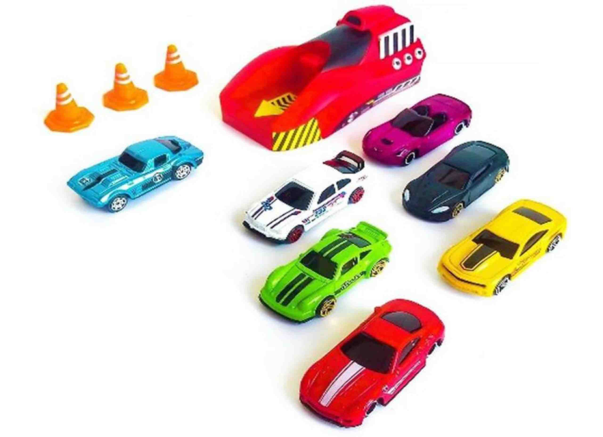 7 Car Rapid Launcher with Metal Die Cast Cars – Sellet