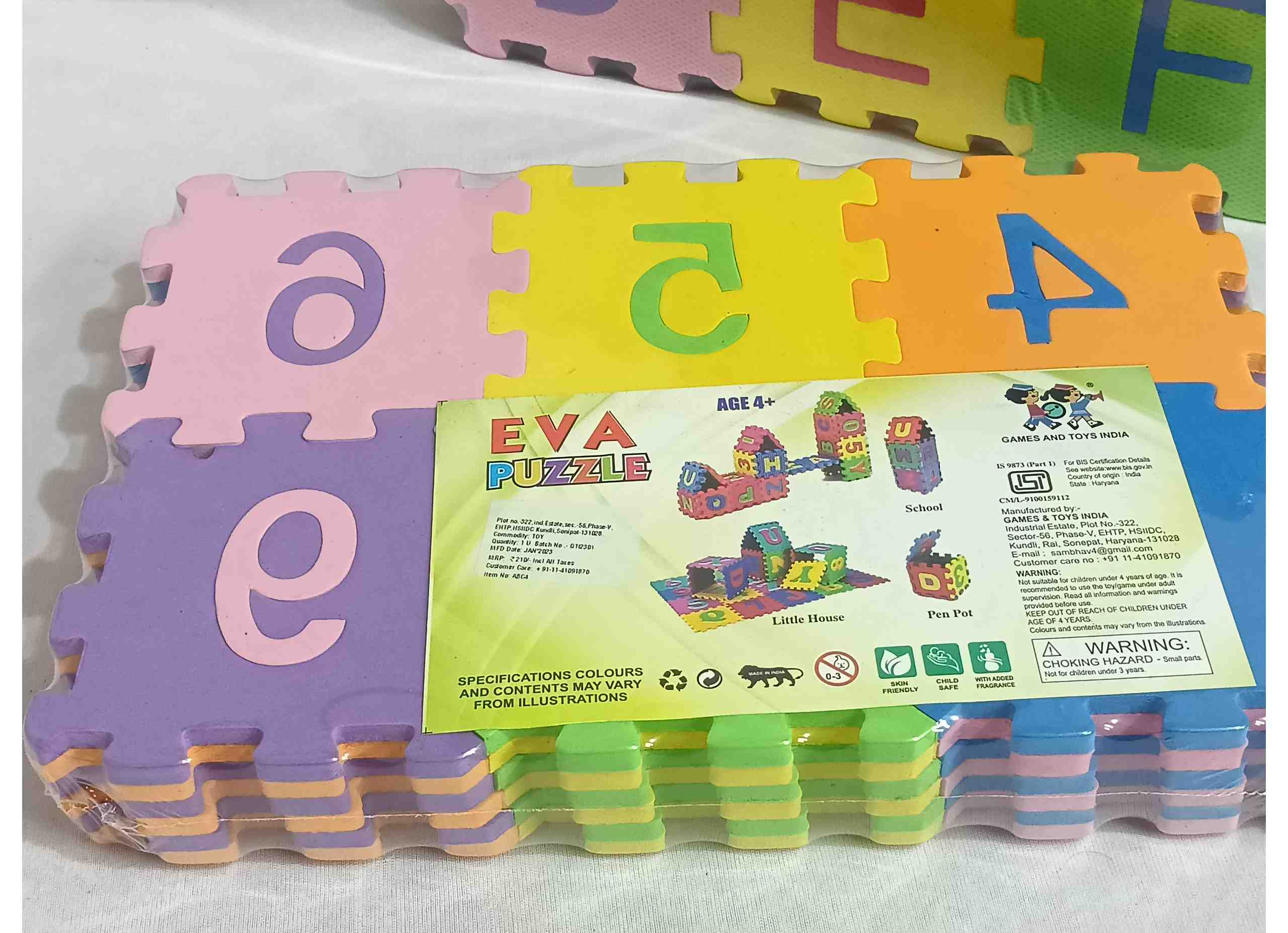 EVA Puzzle Abc Tiles Small – Sellet