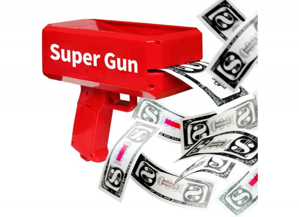 Cash Thrower – Money Gun Currency Gun Note Gun – Sellet