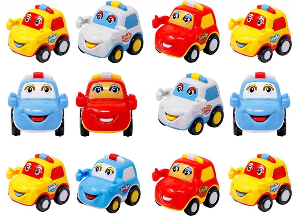 (12 pcs) Happy Cars Designs with moving hands, eyes and tongue – Sellet