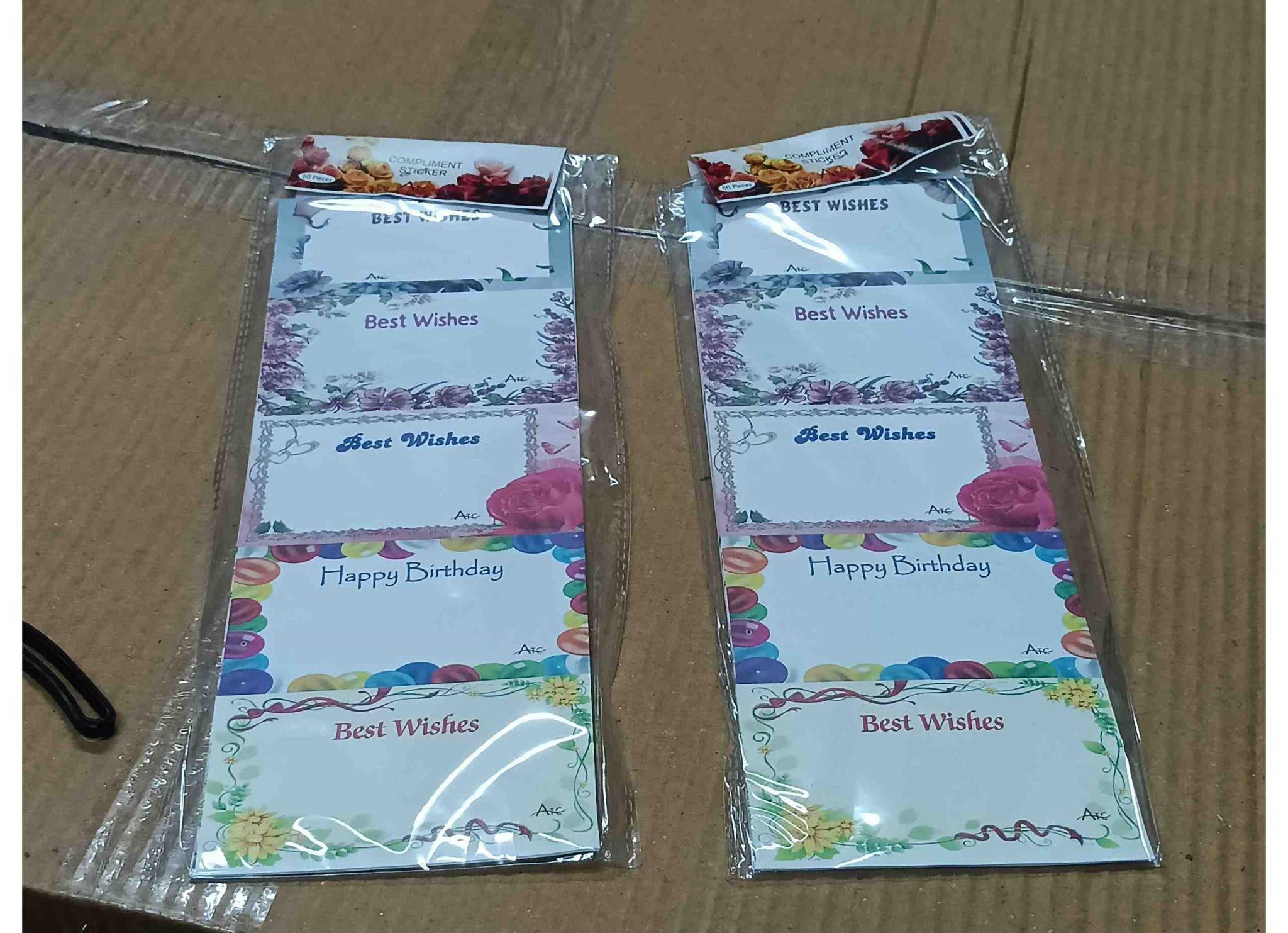 50pc Name Card Sticker for Gift Packing – Sellet