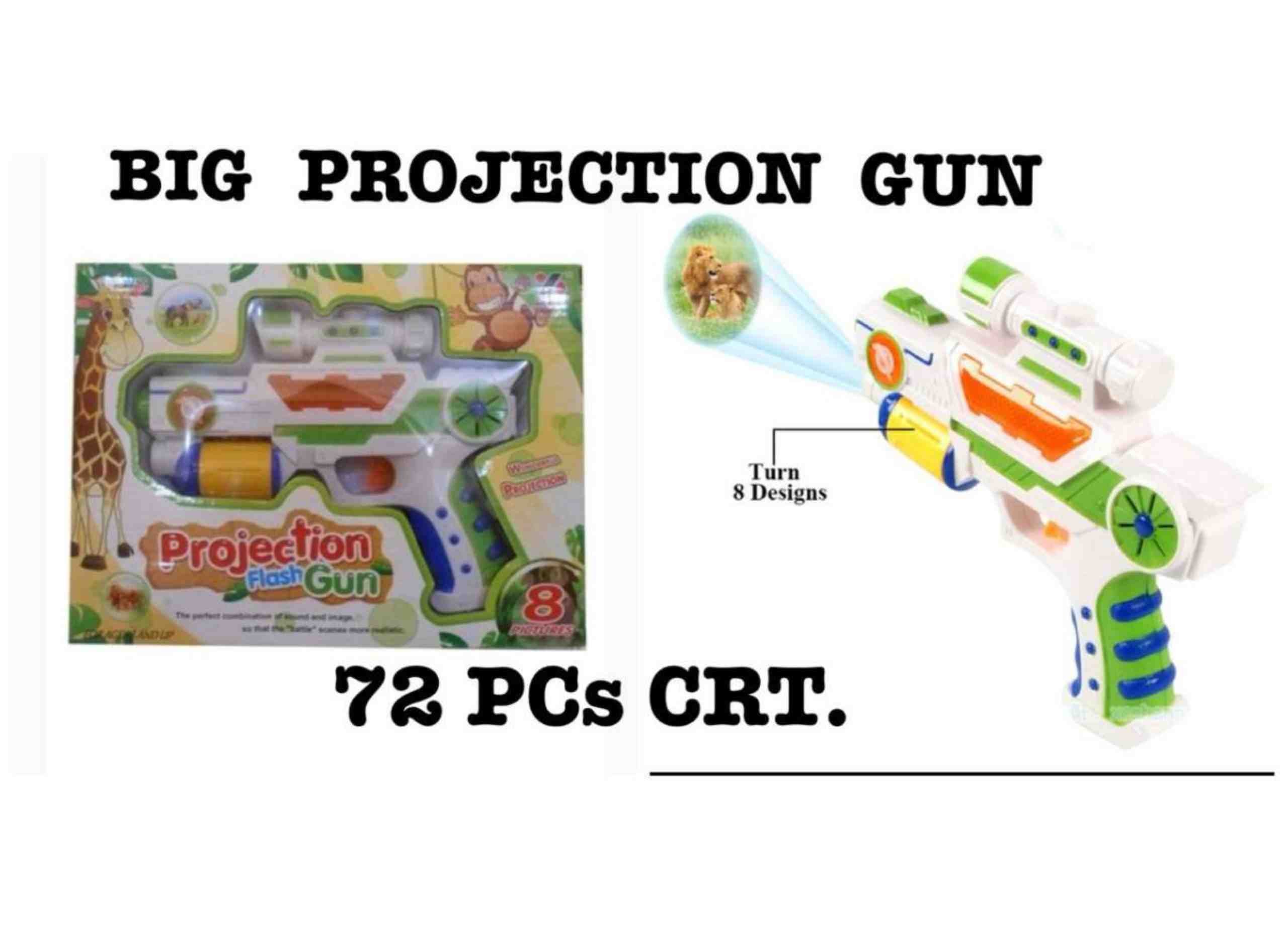 8 slide Image Projector Big Gun With 8 Different Photos 827 – Sellet
