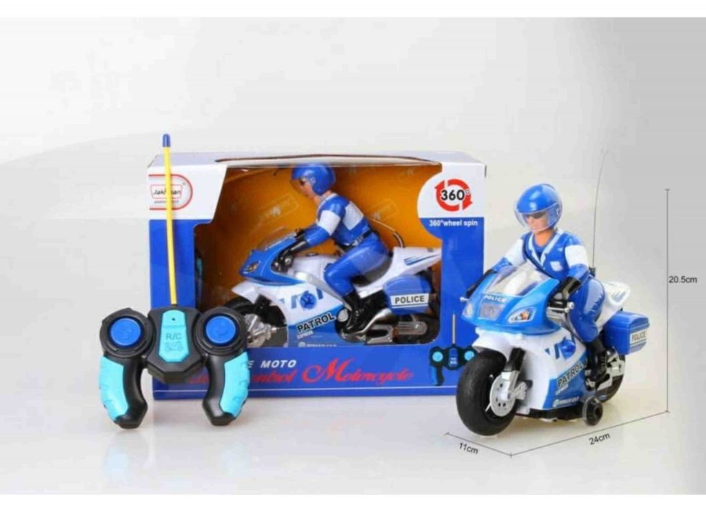 R/c Police Bike Rotates 360° Spin – Sellet