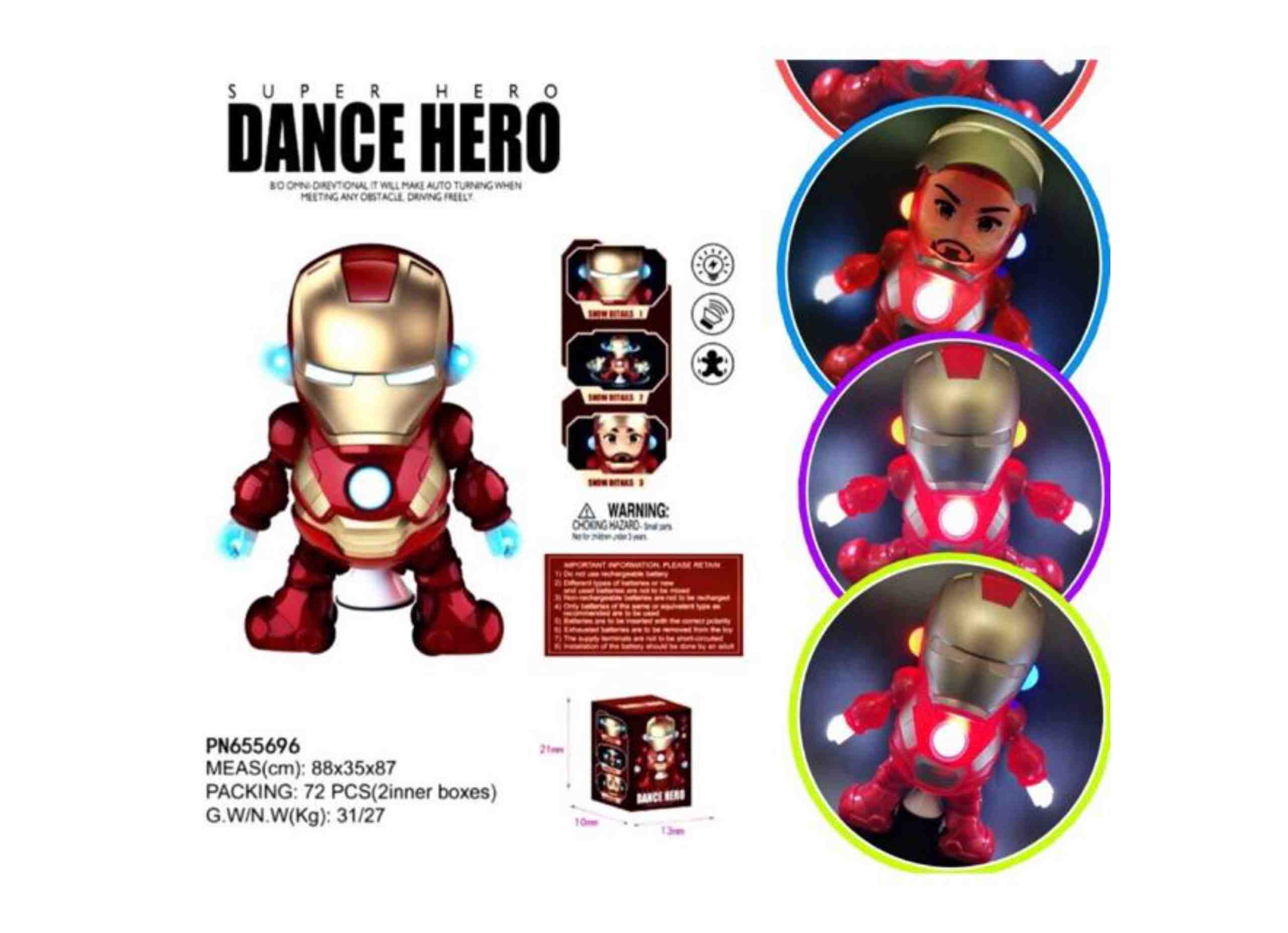Dancing Hero Robot Iron Hero Design – SELLET