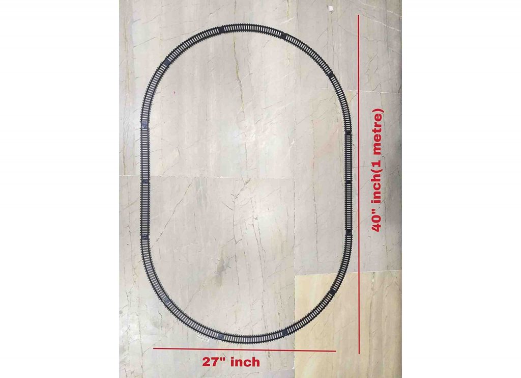 Train | Big Black Train Set Battery Operated Realistic Looking (19 Pcs ...