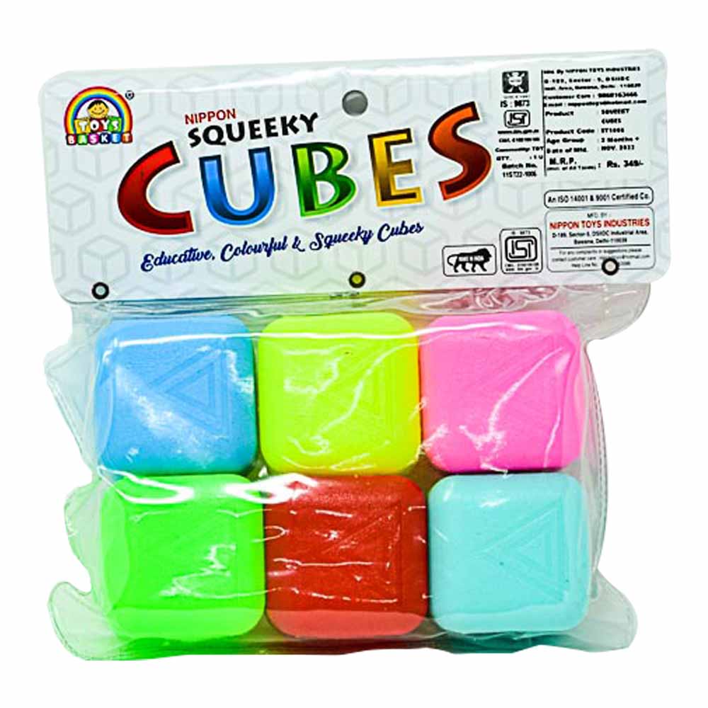 6 pcs Squeeky Cubes – Nippon – SELLET