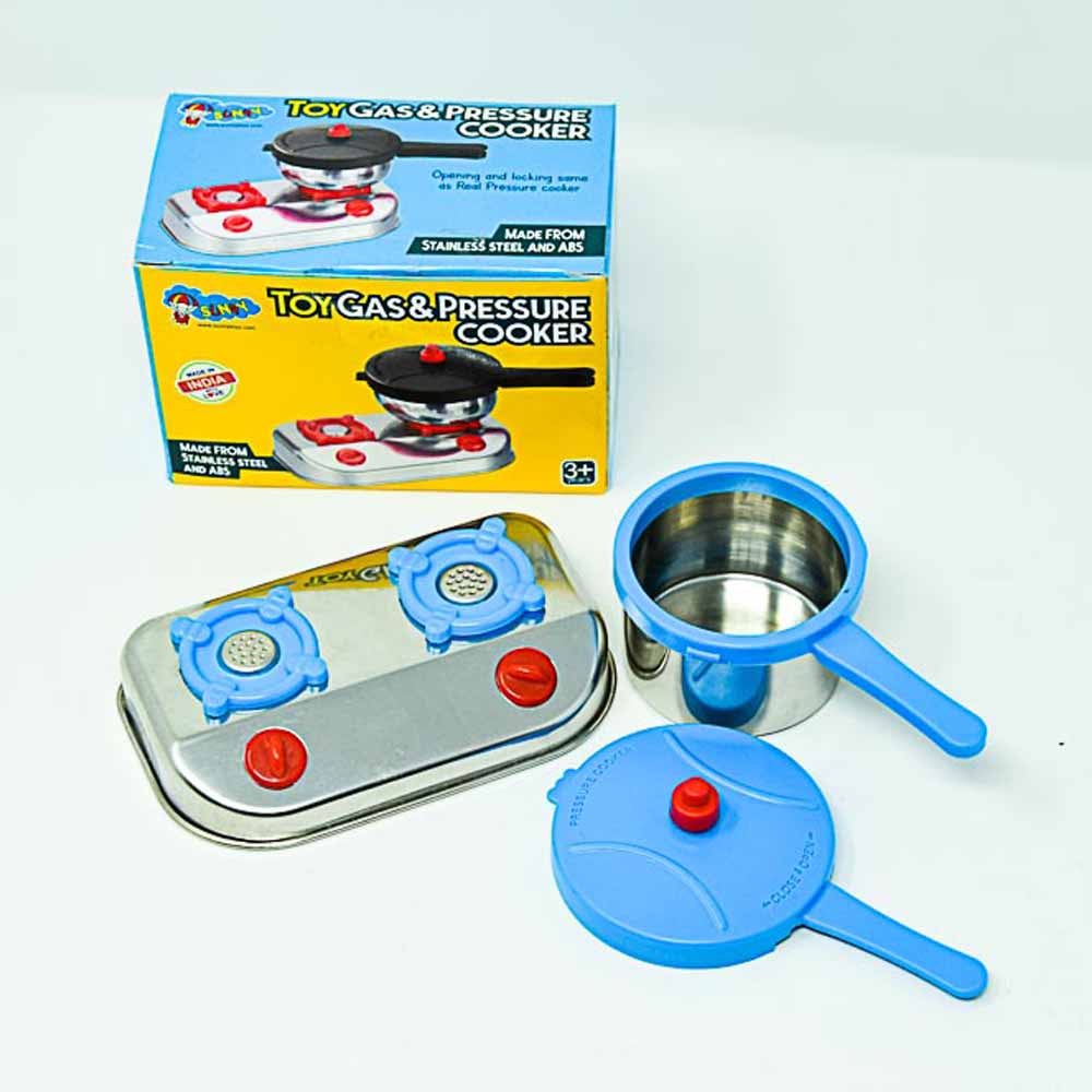 Gas and Pressure Cooker Combo- ISI- Sunny- Stainless Steel SS – Sellet