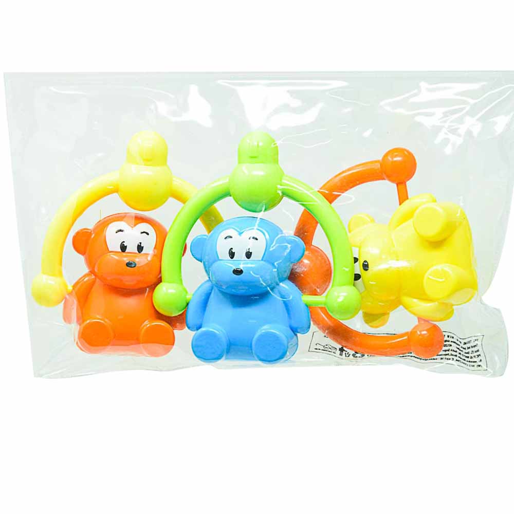 3 pcs Family Fun Rattle Set – Sunny – Sellet