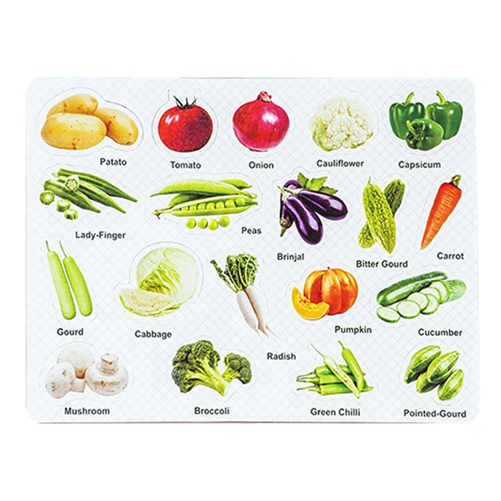 Eva Premium Vegetables Printed learning board – 9 mm thick – Toyz Villa ...