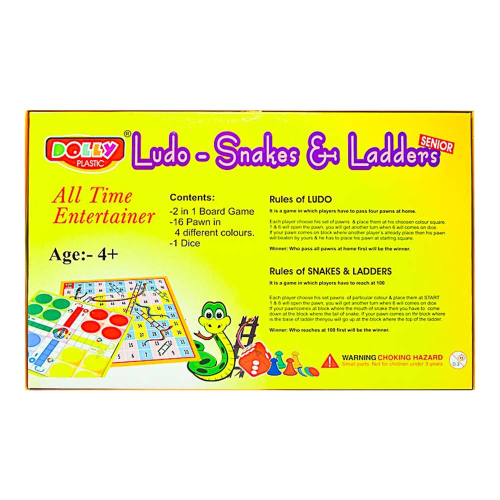 DLX Ludo ( Big)- Dolly Ludo and Snake and ladder combo – Sellet