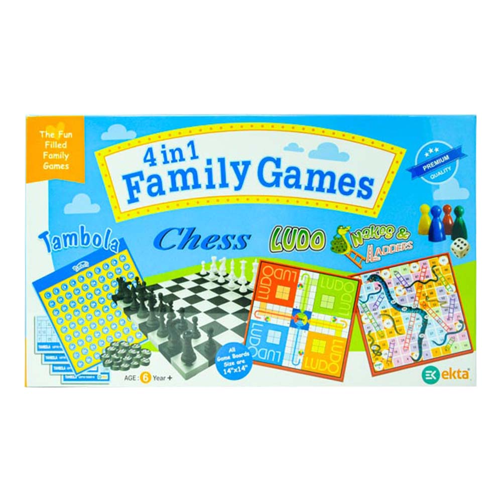 4 in 1 Family Games (Premium Quality) | Ekta – Sellet