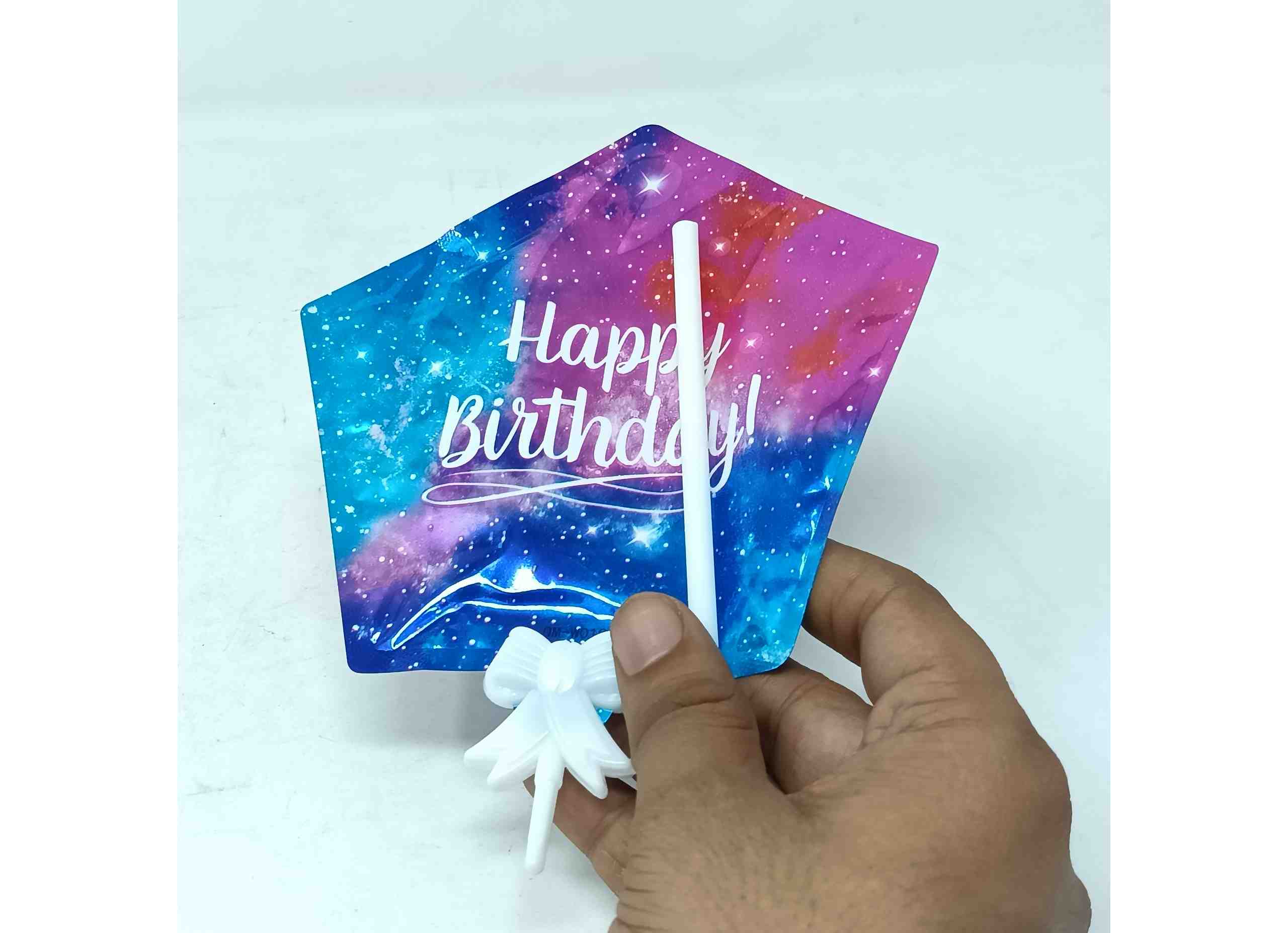 1 Pc Self Inflatable Star Foil Cake Topper – Sellet