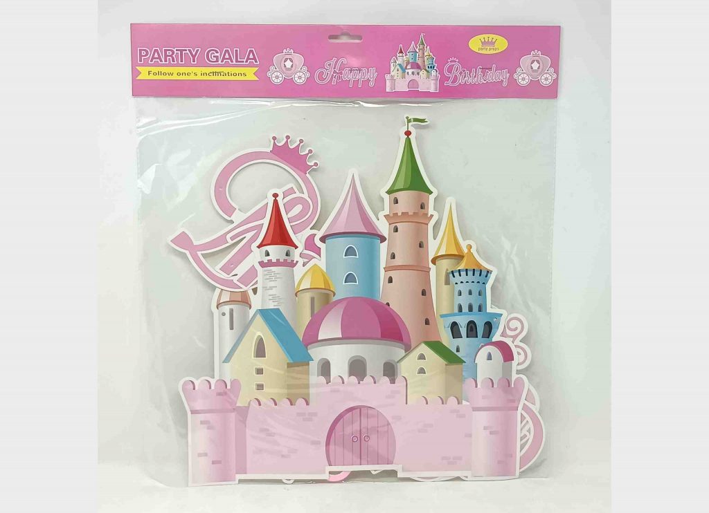Castle Shaped Happy Birthday Banner – Sellet