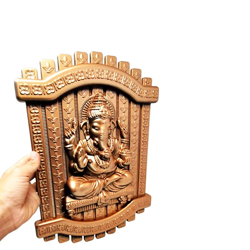 GP 01 3D Ganesh Ji Gold and Copper Frame By Pringle Archies – Sellet