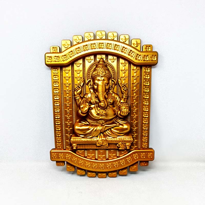 GP 01 3D Ganesh Ji Gold and Copper Frame By Pringle Archies – Sellet