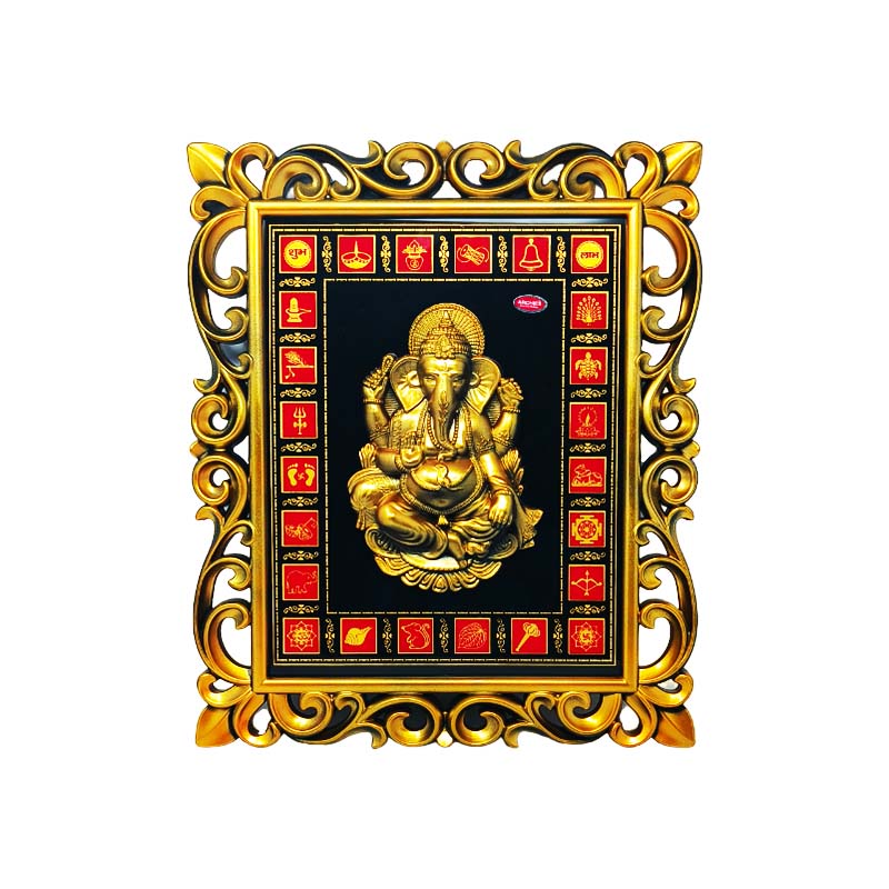 553 Golden Classic Shri Ganesh Ji 3D Photo Frame By Archies – Sellet
