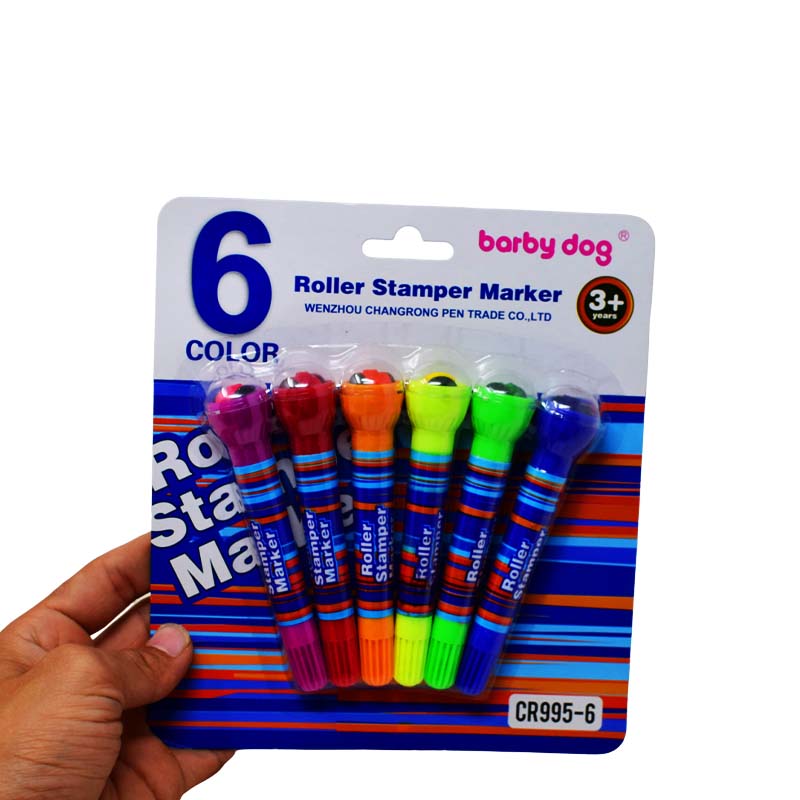 6 Color Roller Stamp Marker – Sellet