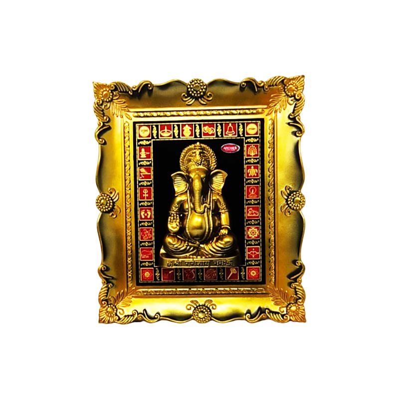 556 Golden Classic Shri Ganesha Ji 3D Photo Frame By Archies – Sellet