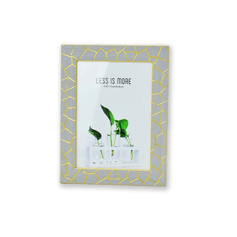 (1 Pcs) Grey Color Photo Frame with Design (6.5*9inch) TILE – Sellet